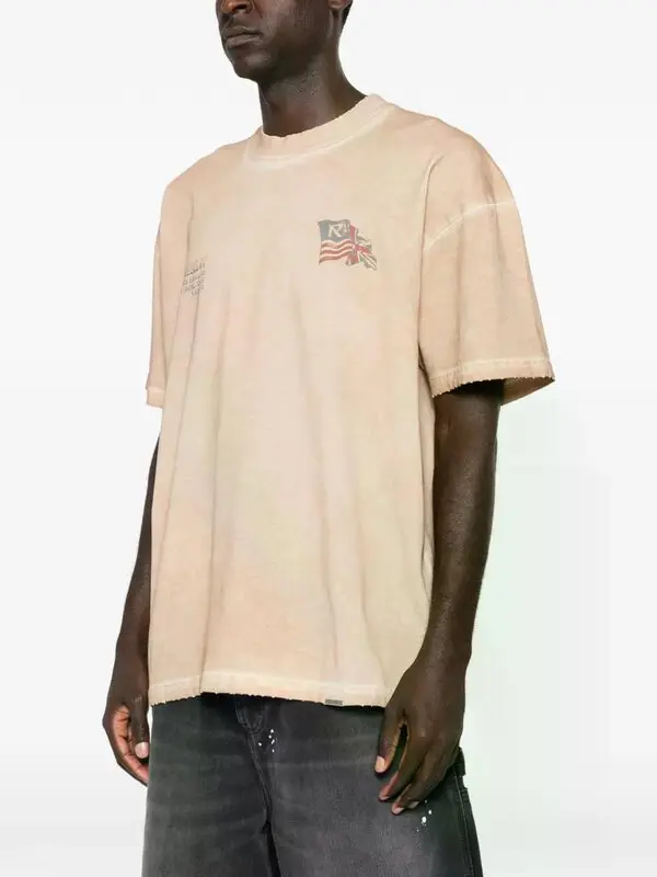 REPRESENT Graphic-print Distressed T-shirt