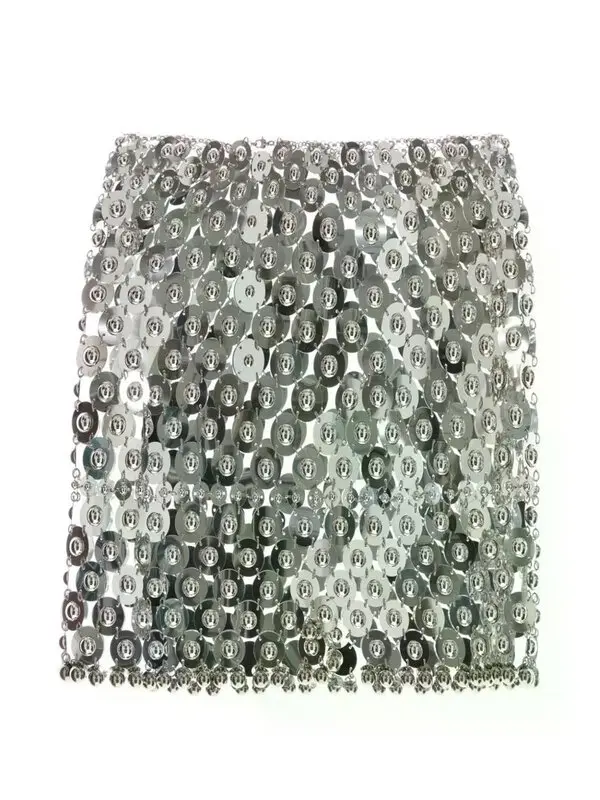 Rabanne Disc-embellished Chainmail Mini Skirt