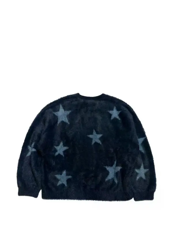 ONETEASPOON Star-motif Fluffy Sweater