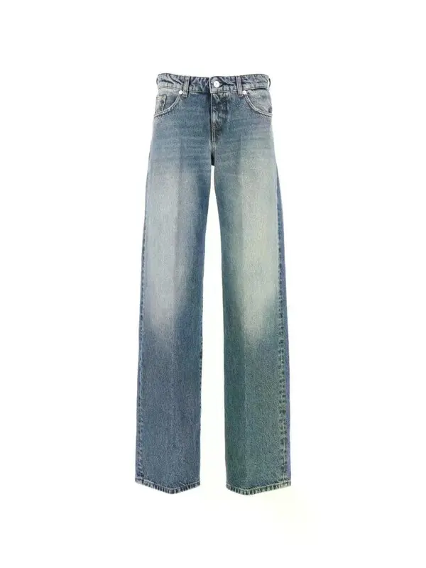 NINE:INTHE:MORNING Rocio Wide-leg Jeans - Blue