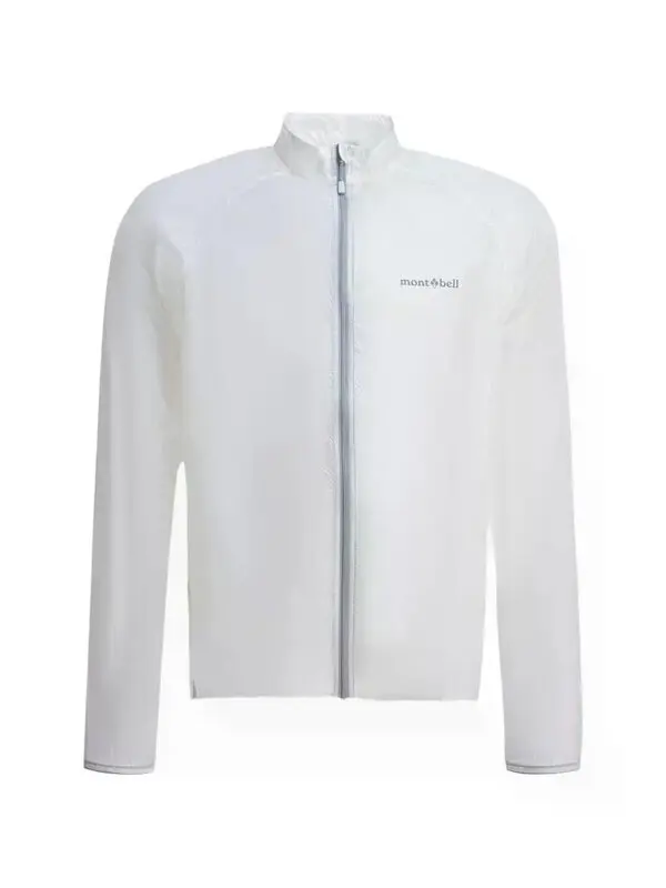 MONTBELL Ex Light Wind Logo-print Zip-up Jacket - White