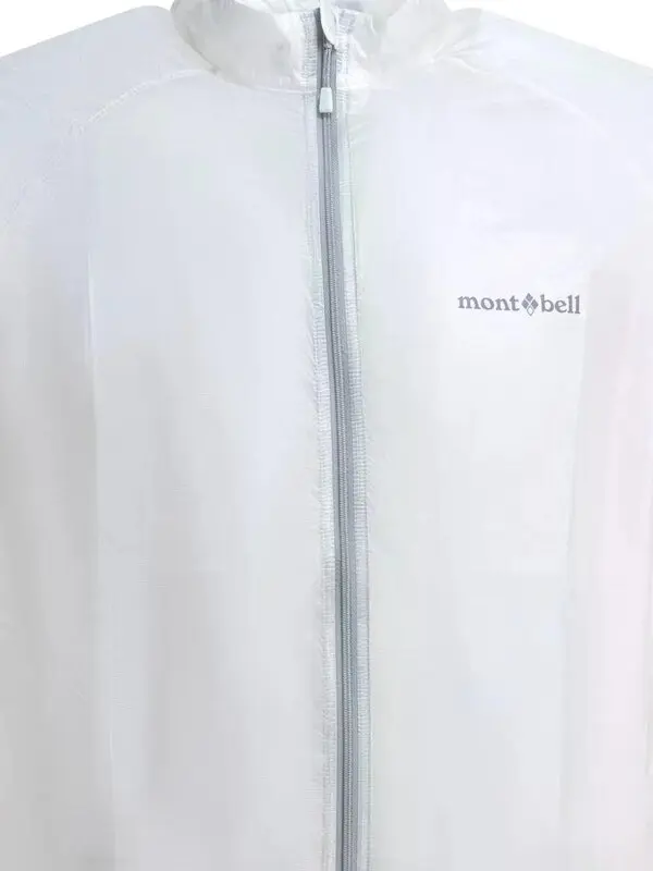 MONTBELL Ex Light Wind Logo-print Zip-up Jacket - White