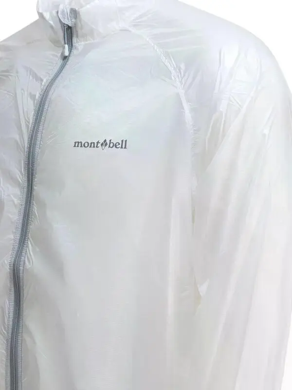 MONTBELL Ex Light Wind Logo-print Zip-up Jacket - White