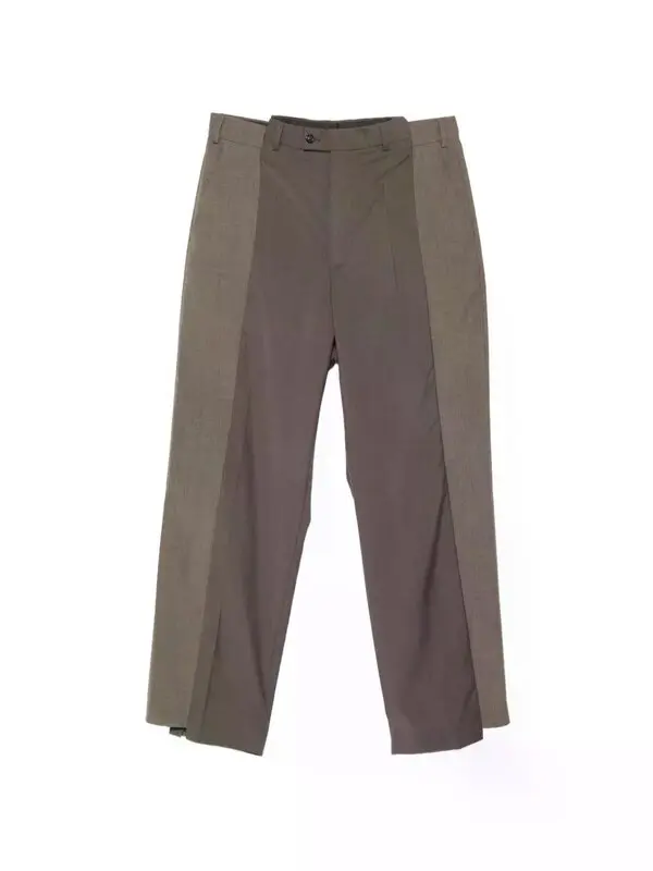 MAISON MARGIELA Four-stitch Panelled Trousers - Brown