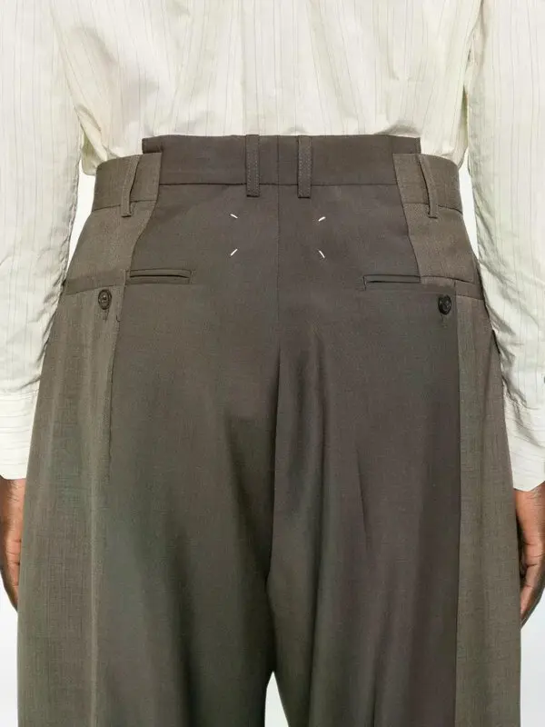 MAISON MARGIELA Four-stitch Panelled Trousers