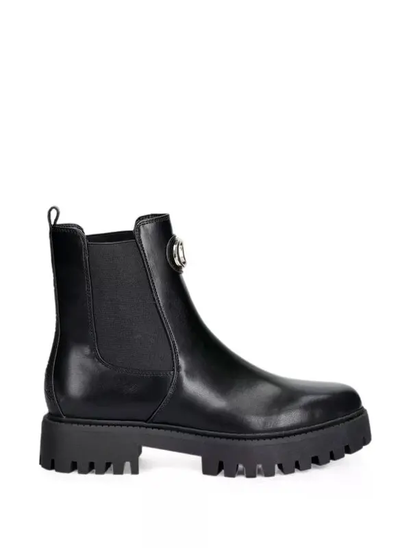 Guess Logo Plaque Lug-sole Ankle Boots