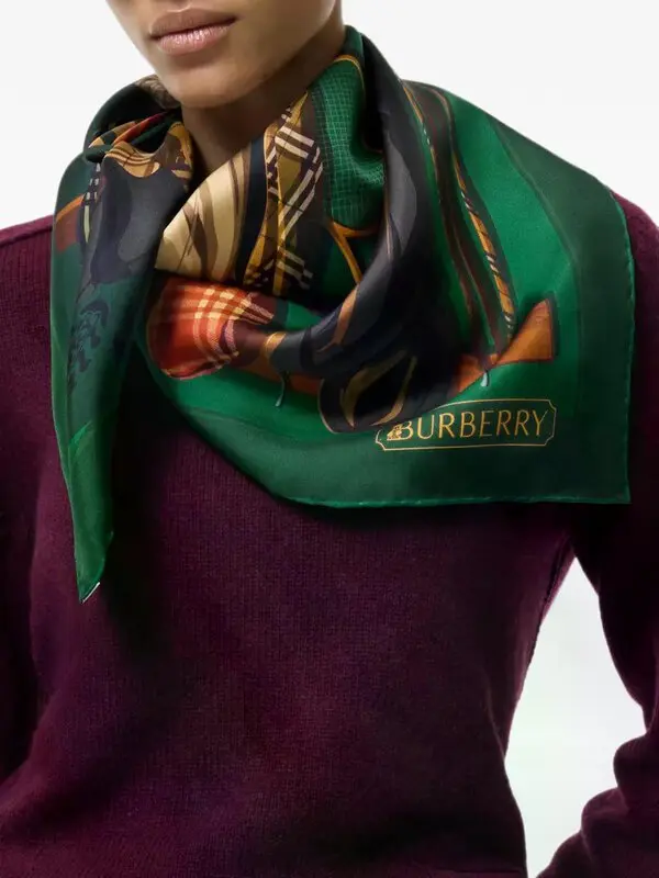 Burberry Knight & Day Silk Scarf