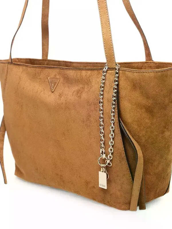 Guess Logo-plaque Chain-link Shoulder Bag