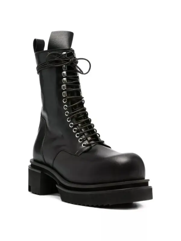 Rick Owens Bogun Lace-up Boots