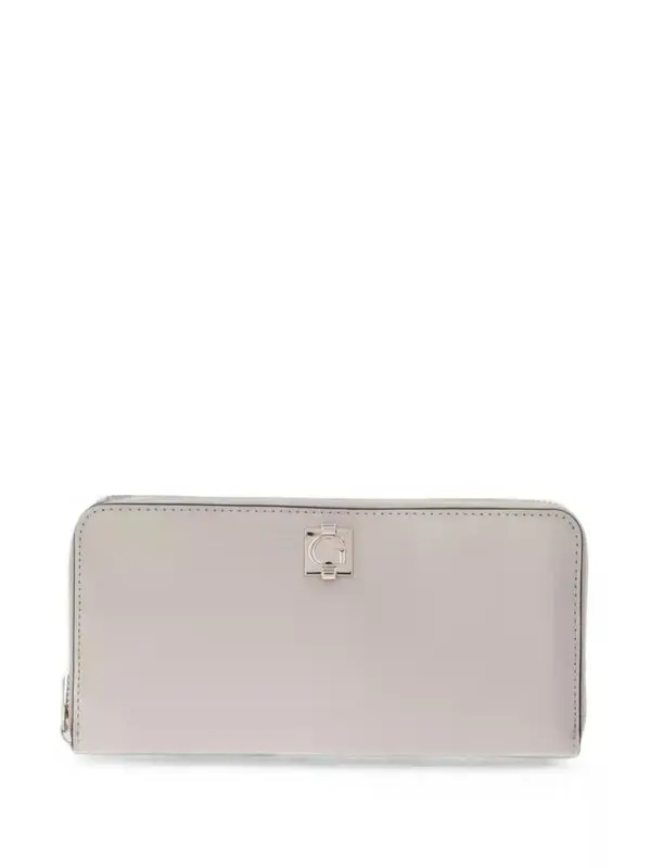 Guess Logo-plaque Zip-around Wallet