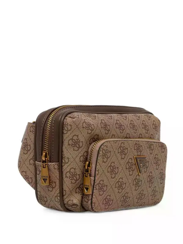 Guess Monogram-print Zip-up Belt Bag