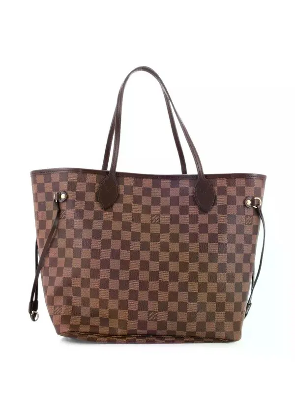 LOUIS VUITTON Neverfull Nm Damier Mm Tote Bag - Brown