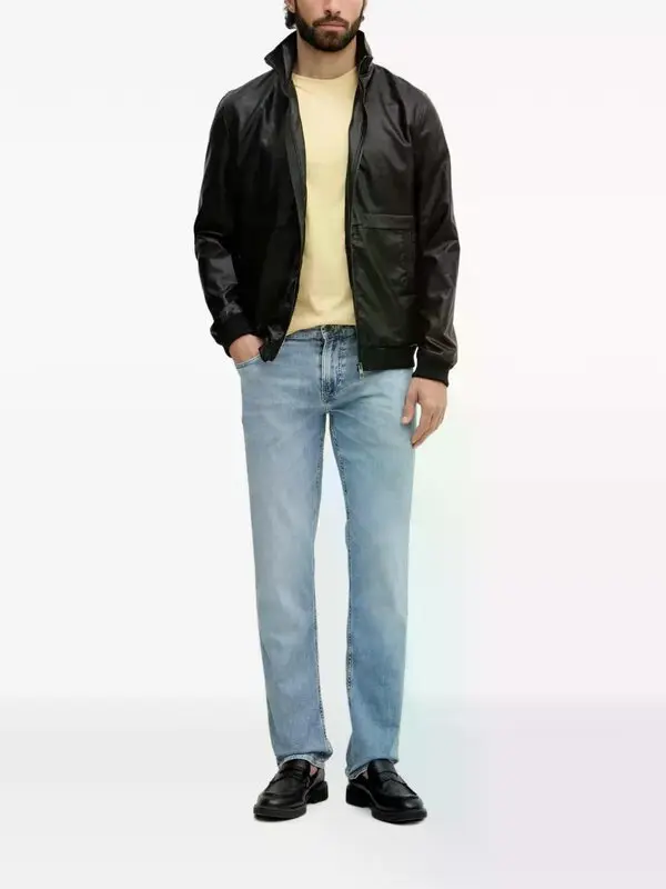 Guess Logo-plaque Zip-up Jacket