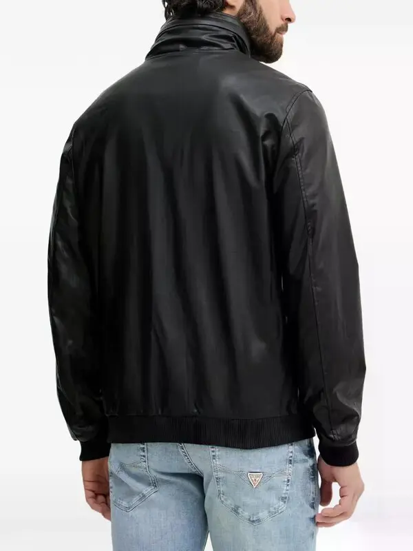 Guess Logo-plaque Zip-up Jacket