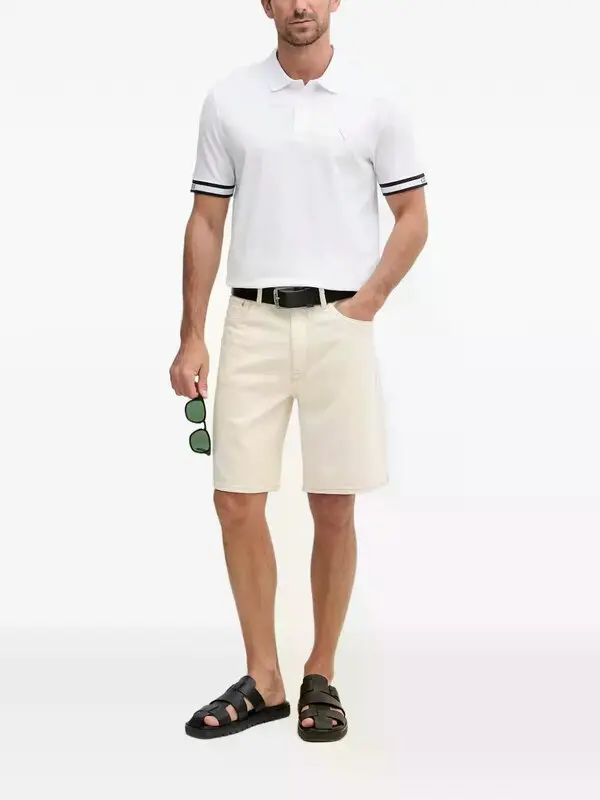 Guess Logo-patch Denim Shorts