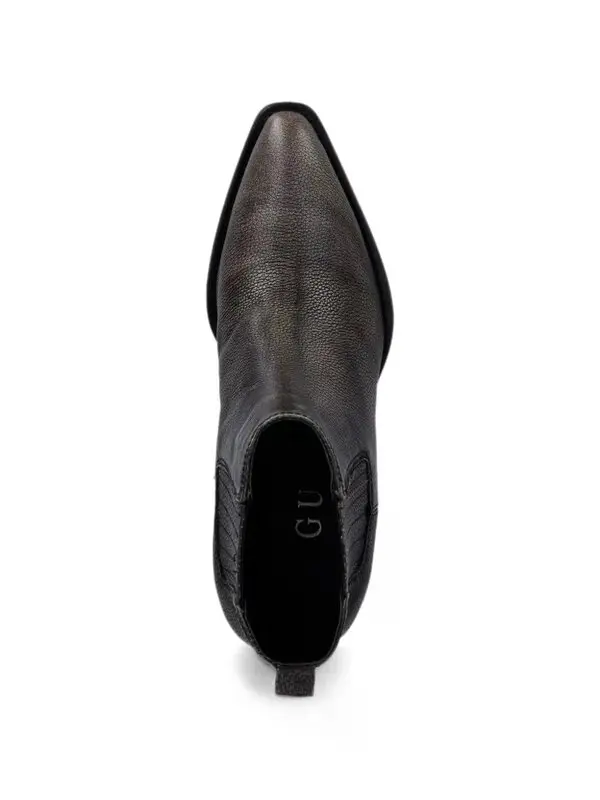 Guess Wynie Grainy-leather Ankle Boots