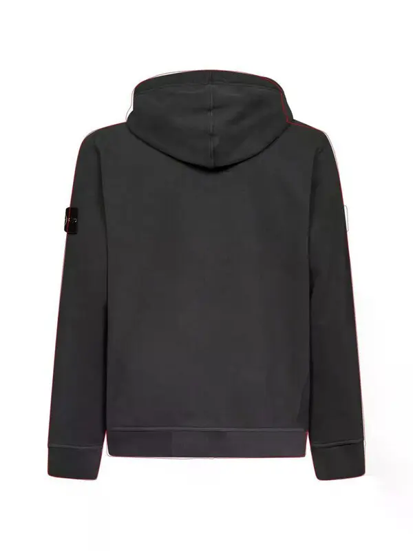 Stone Island Logo-patch Zip-up Hoodie