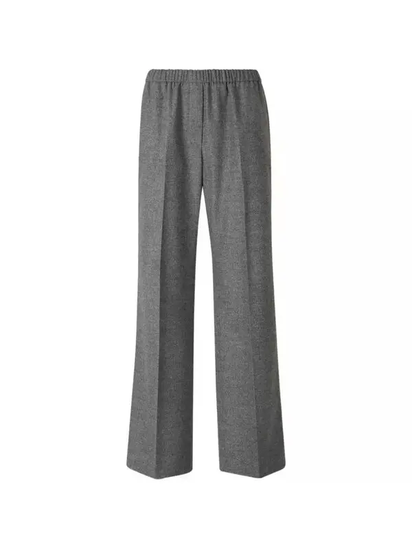 Peserico Piped-trim Elasticated-waist Track Pants - Grey