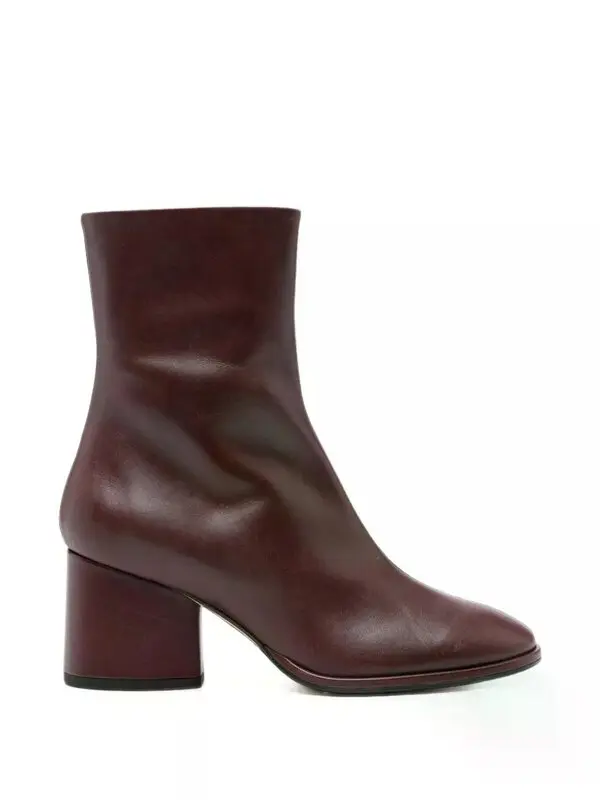 AeydĒ Leather Ankle Boots - Brown