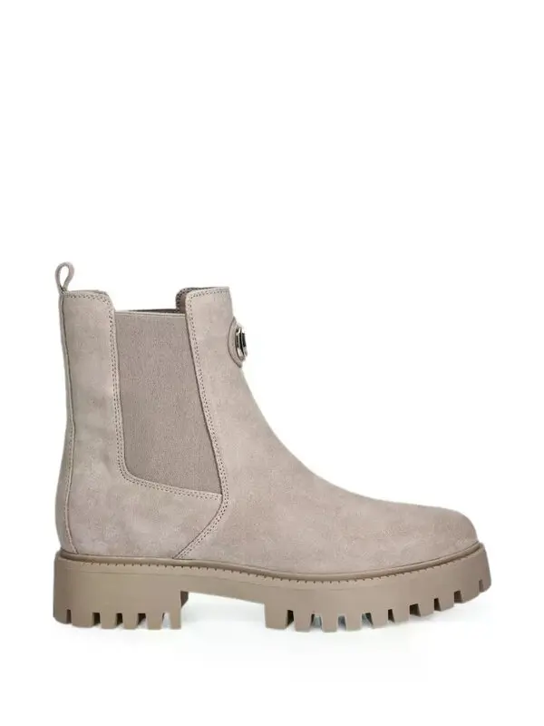 Guess Logo-plaque Chunky-sole Ankle Boots