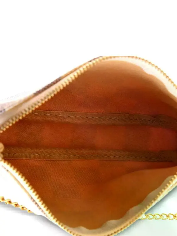 LOUIS VUITTON Damier Mini Clutch Bag - White