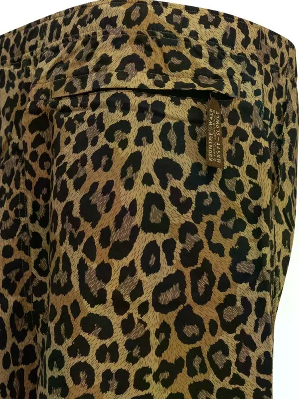 Kapital Leopard-print Belted Shorts