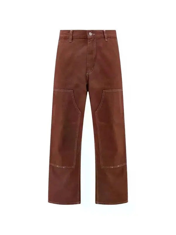 Carhartt Work In Progress Knee Double-panel Jeans - Brown