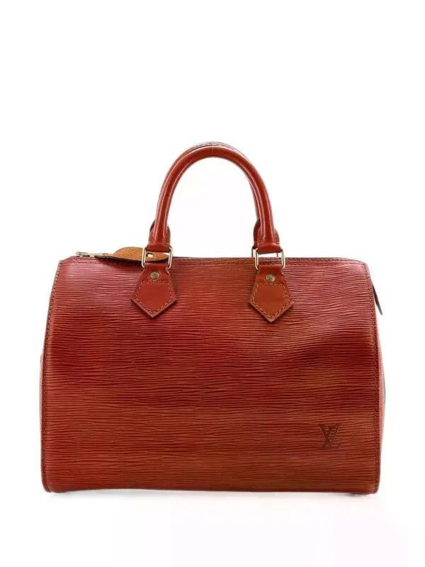 LOUIS VUITTON Speedy Handbag Epi Leather 25 Satchel