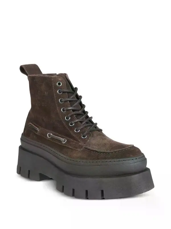 SUMMERY COPENHAGEN Suede Chunky-sole Boots