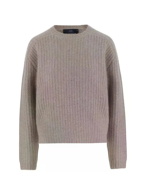 Arch4 Crew-neck Ribbed Sweater - Neutrals