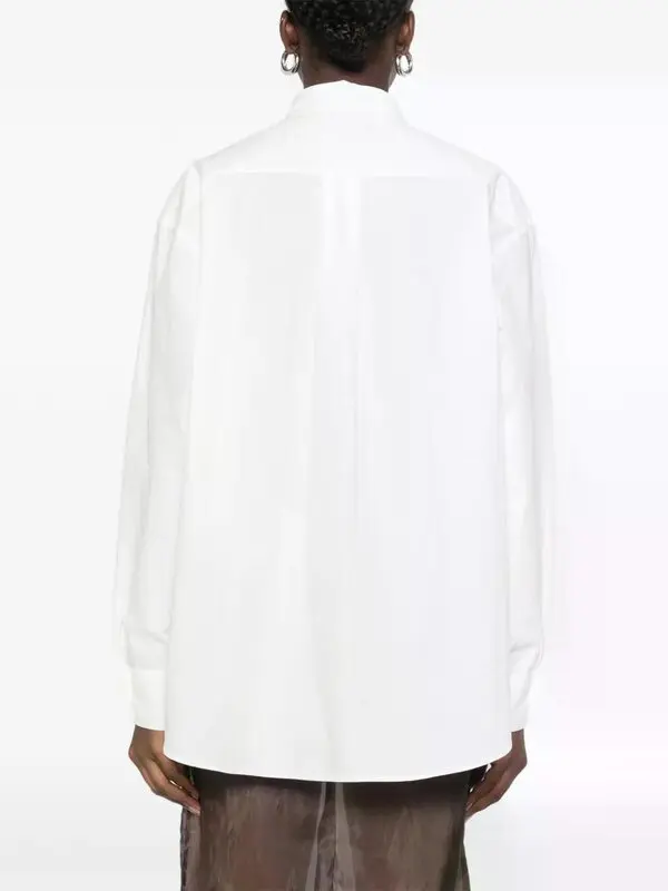 Alberta Ferretti Floral-appliqué Shirt