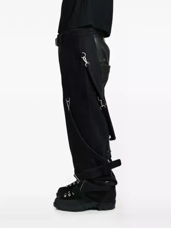 JUN/NAKAYAMA Bondage-style Denim Chaps