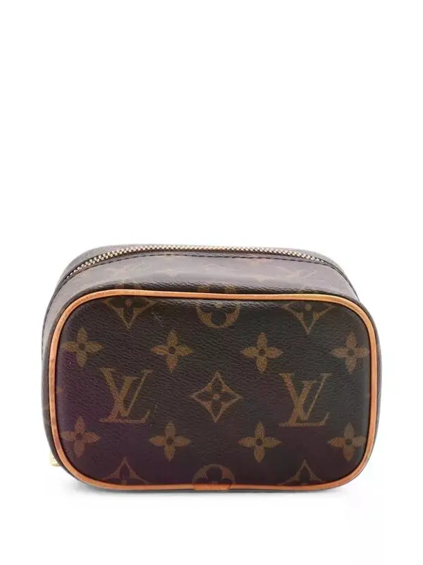 LOUIS VUITTON Nice Vanity Case Monogram Canvas Nano Pouch