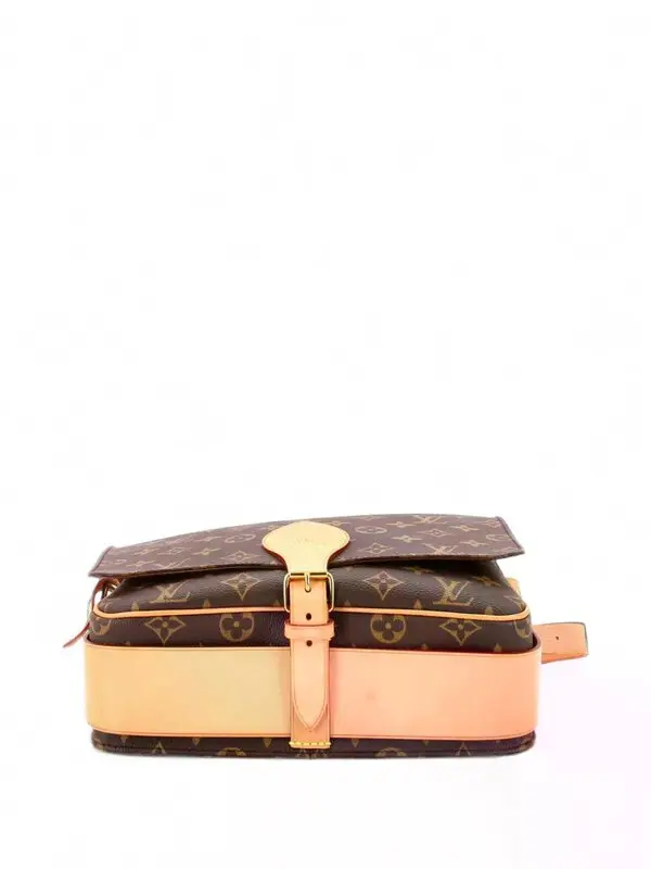 LOUIS VUITTON Cartouchiere Handbag Monogram Canvas Gm Cross Body Bag - Brown