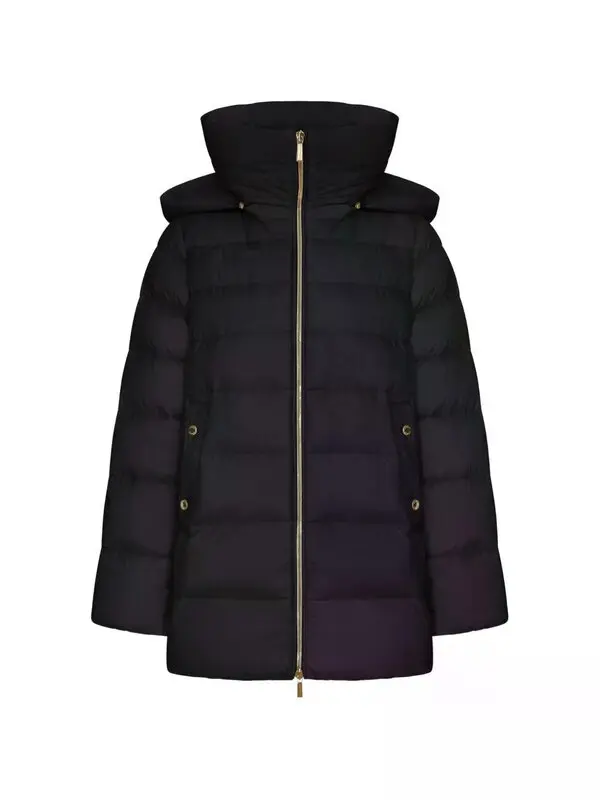 MOORER Hooded Quilted Jacket