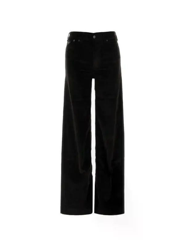 LOIS Corduroy-texture Straight-leg Pants