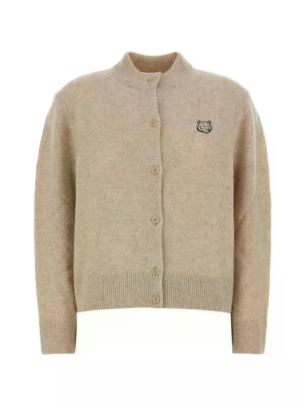 Maison Kitsuné Fox Head Wool Cardigan