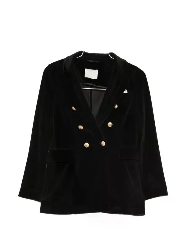 CIRCOLO 1901 Double-breasted Velvet Jacket