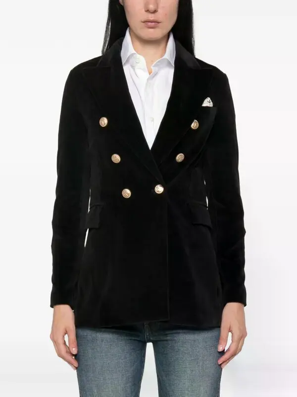 CIRCOLO 1901 Double-breasted Velvet Jacket