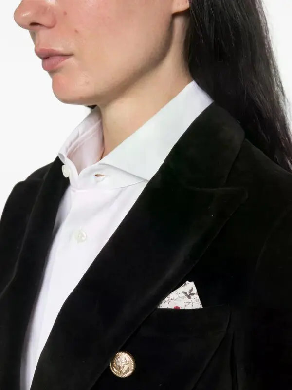 CIRCOLO 1901 Double-breasted Velvet Jacket