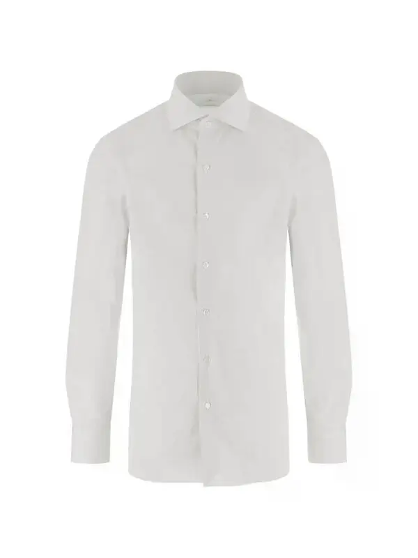 FINAMORE 1925 Long-sleeved Cotton Shirt