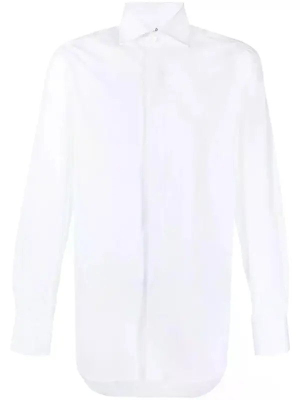 FINAMORE 1925 Long-sleeved Cotton Shirt