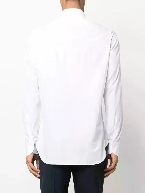FINAMORE 1925 Long-sleeved Cotton Shirt