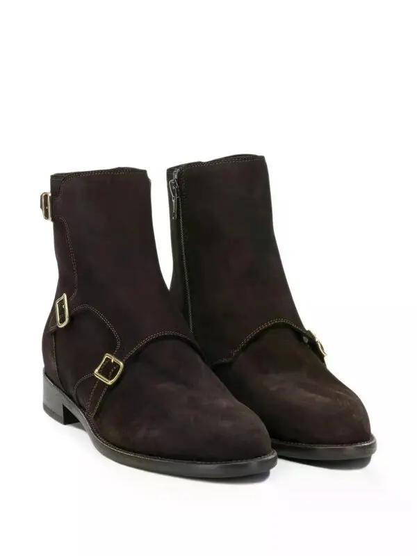 MARETTO Buckle-detail Ankle Boots