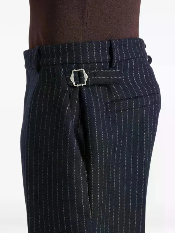 Manière De Voir Dorian Pinstripe Trousers
