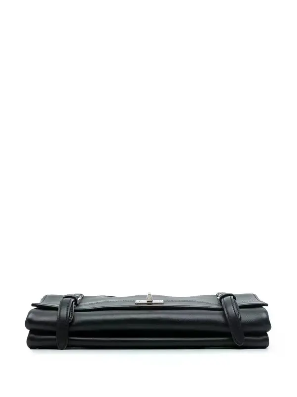 Prada 2010-2026 Lux Calf Double Sided Flap Messenger Bag Crossbody Bag