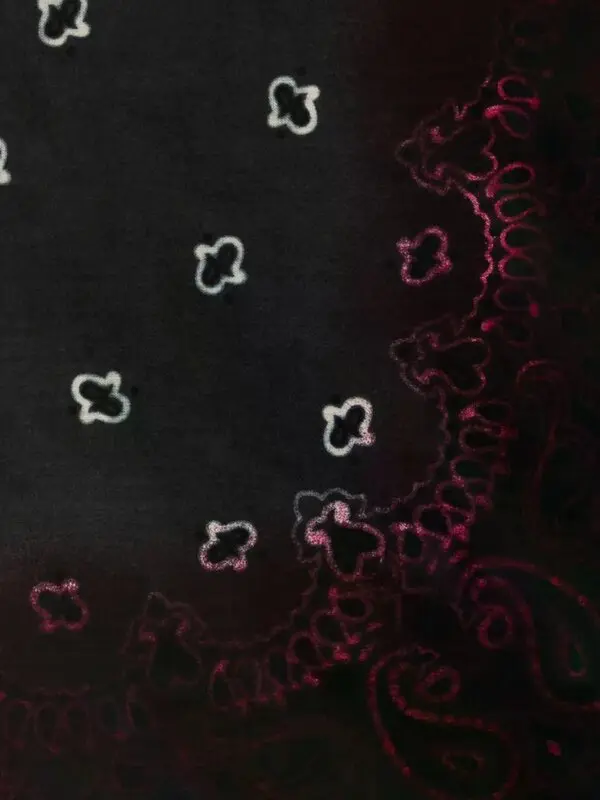 Destin Paisley-print Frayed Scarf