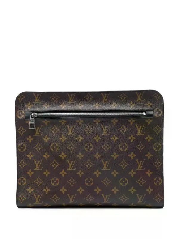 LOUIS VUITTON Monogram Macassar Portfolio Case Clutch Bag