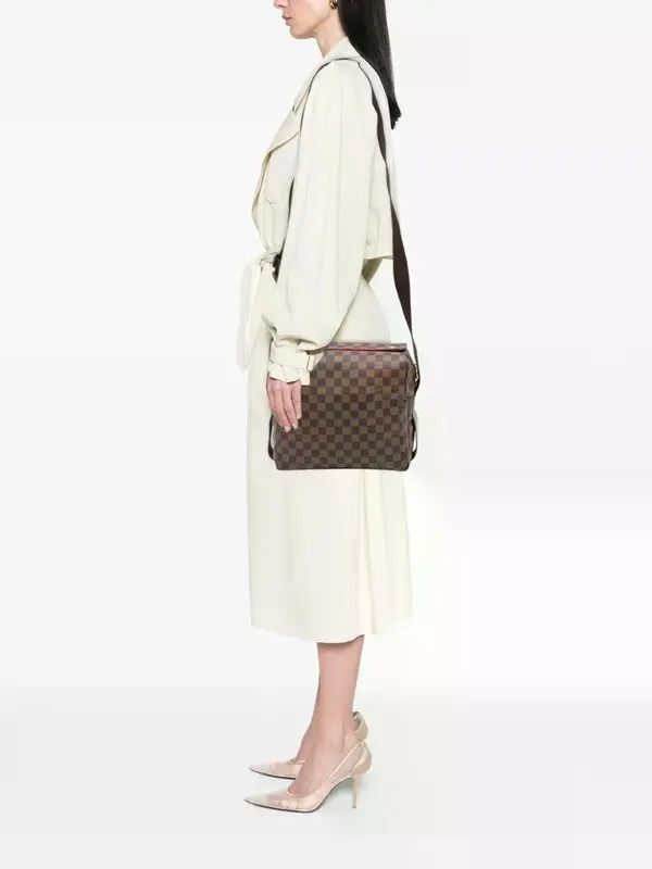 LOUIS VUITTON 2005 Damier Ebene Naviglio Crossbody Bag