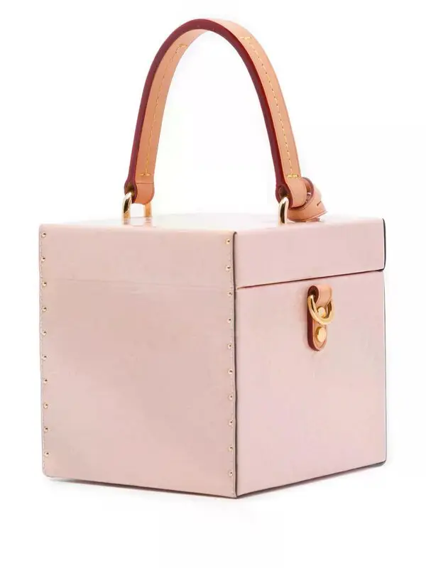LOUIS VUITTON Monogram Vernis Bleecker Box Vanity Bag - Pink